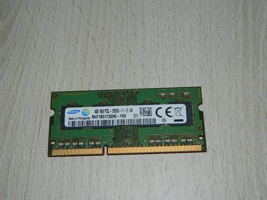 HP 15-R200NX Barrette mémoire 4GB 1Rx8 PC3L-12800S réf : 691740-005 ...
